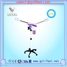 China Electric beauty salon double hot & cold facial steamer with 2 probes for sale supplier