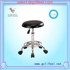 China fashionable salon furniture barber chair stool with footrest supplier