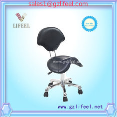 China fashionable salon furniture new style Barber chair stool with backrest supplier