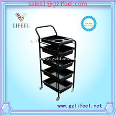 China fashional  furniture 5 layers beauty furniture hair salon color cart rolling trolley supplier