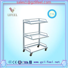 China fashional beauty salon furnituWhite practical cheap hair salon working Trolley with wheels supplier