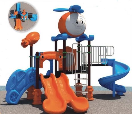 China Chinese supplier big combination slide plastic outdoor playground for student supplier