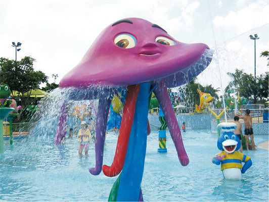 aqua park equipment swimming pool play equipment	jellyfish water spray supplier