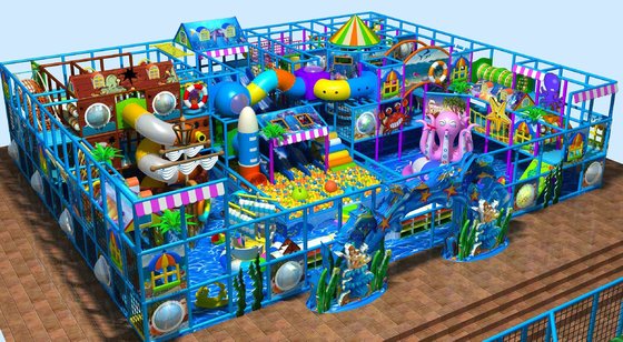 small indoor home playground trampoline and slide indoor playground for 1 year old supplier