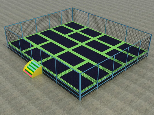 indoor trampoline park equipment jump trampoline park toddler indoor trampoline with net supplier