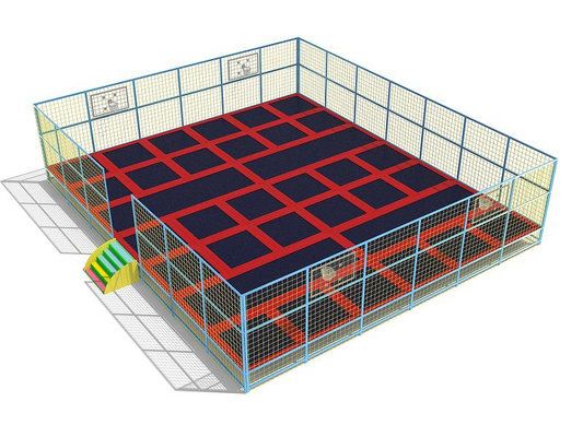 indoor trampoline park equipment jump trampoline park toddler indoor trampoline with net supplier