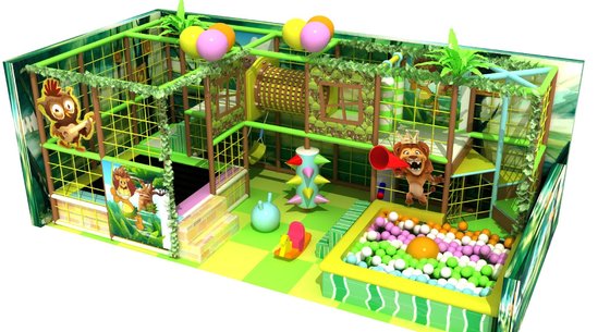 colorful theme adventure playground equipment kids indoor equipment with spider tower supplier