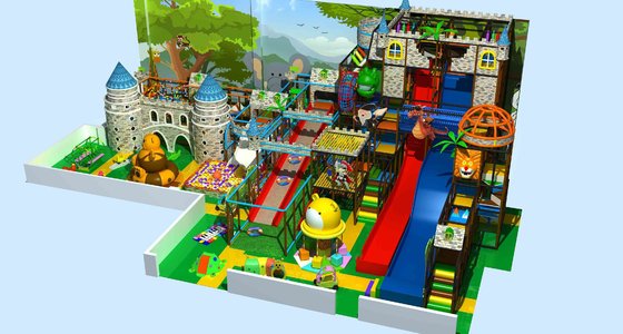 castle theme childrens play place indoor childrens playhouse for shopping center supplier