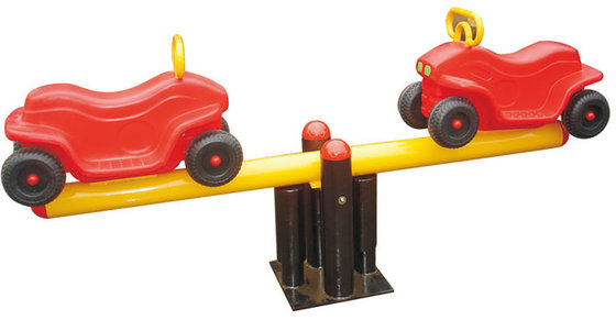 best selling fashion LLDPE plastic horse play game kids seesaw for outdoor park supplier