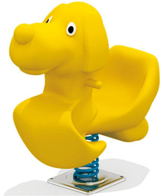 plastic frog spring rider outdoor play rocking horse for yard supplier