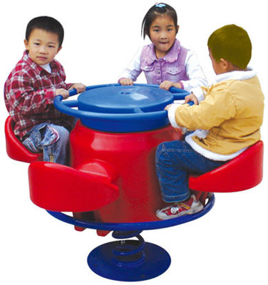 environment friendly outdoor play items children rocking horse with spring supplier