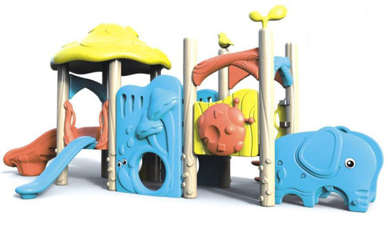 amusement park attractive climbing play structure plastic playground for kids supplier