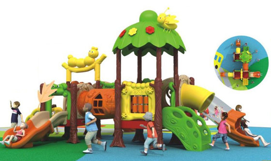 amusement park attractive climbing play structure plastic playground for kids supplier