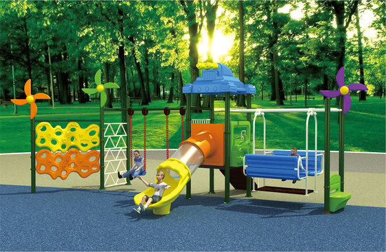 newly design outdoor slide playground plastic playsets for daycare supplier