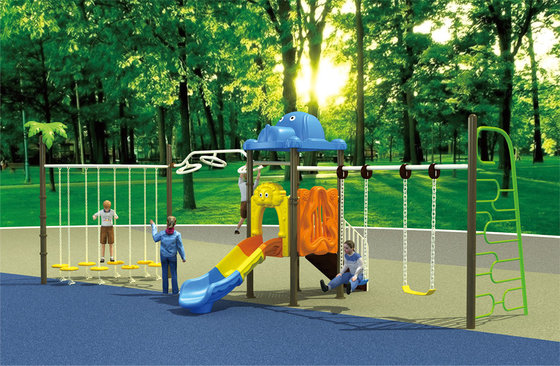 newly design outdoor slide playground plastic playsets for daycare supplier