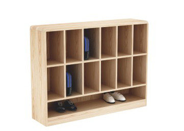 three level wooden kids school cabinet bag shelf with good quality supplier