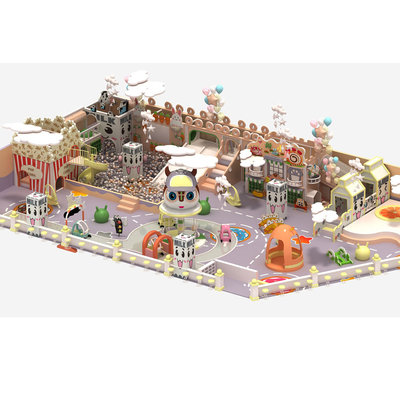 free custom made design kids indoor playground with trampoline supplier