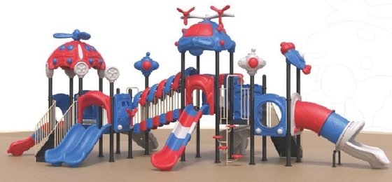 LLDPE plastic commercial play equipment plastic playground set supplier