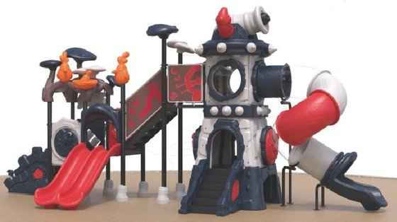 LLDPE plastic commercial play equipment plastic playground set supplier