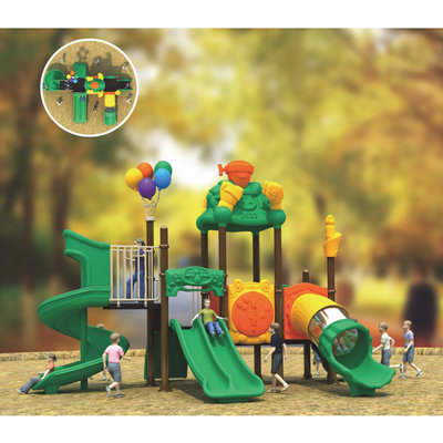 commercial cheap childrens garden play equipment playground swing slide supplier