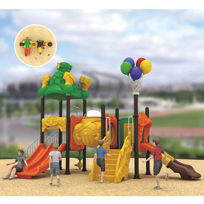 commercial cheap childrens garden play equipment playground swing slide supplier