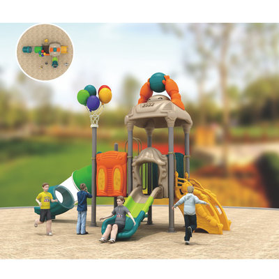 commercial cheap childrens garden play equipment playground swing slide supplier