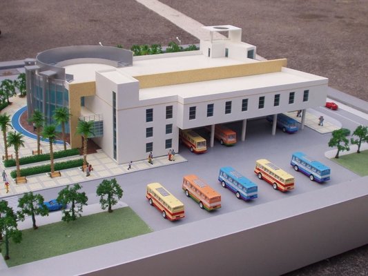 Architectural Custom Made Car Model ,3d Building Model Making Manufacturer
