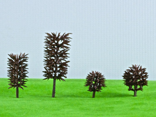 Model material plastic small tree truck model , shrub model landscape green ball tree truck
