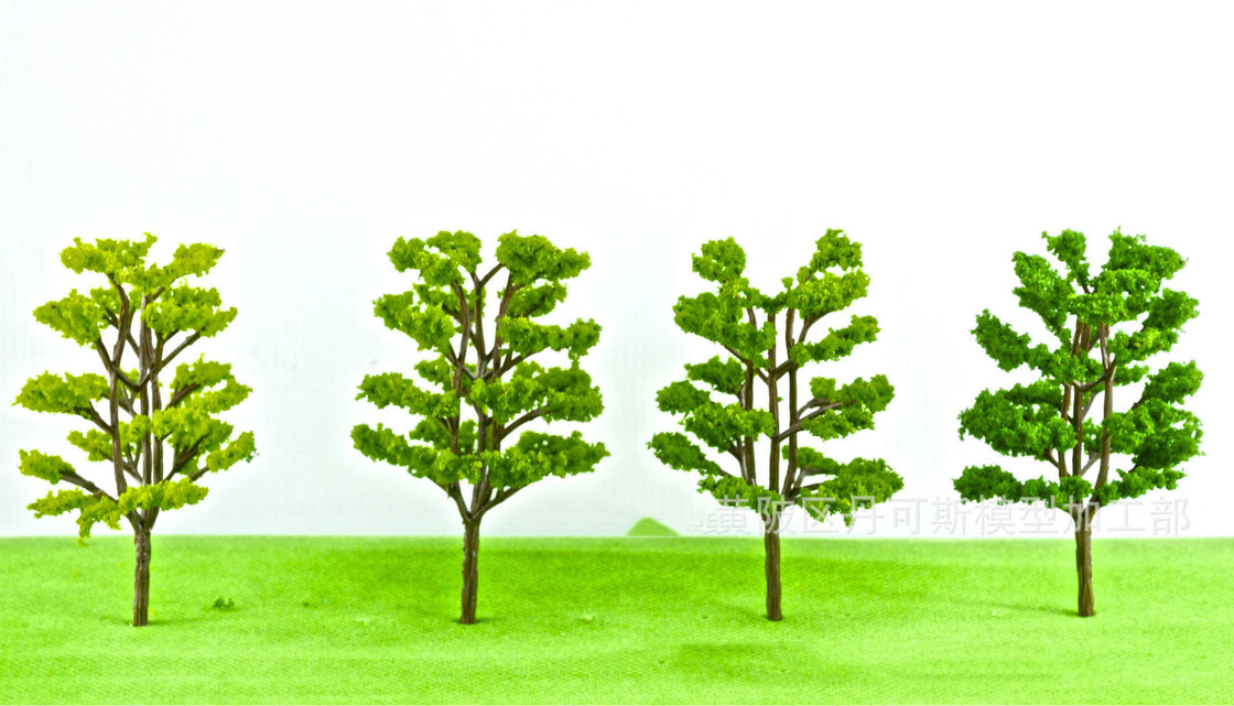 Resin crafts decoration micro - landscape architecture model material simulation tree landscape green plastic tree