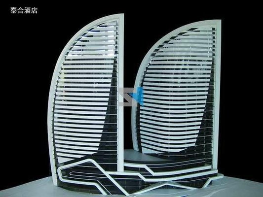 Thai Hotel architectural scale model making with led lighting
