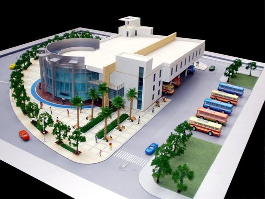 Architectural Custom Made Car Model ,3d Building Model Making Manufacturer