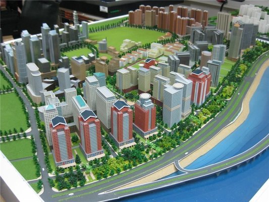 Architectural 3d Print Physical Model , Scale Model Real Estate&construction Factory