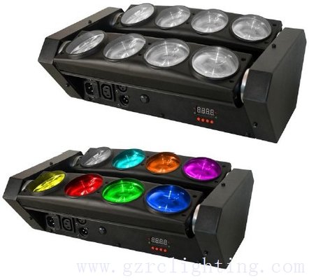 Single White Or 4 In 1 RGBW 8 Eyes Spider LED Moving Head Light DMX Stage Lighting