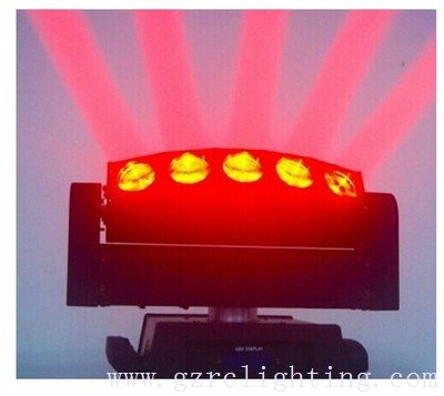 5 Eyes x 10W 4 In 1 RGBW Beam LED Moving Head Light