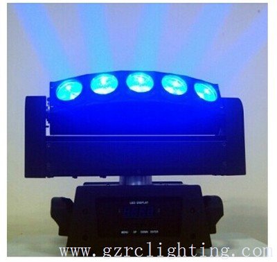 5 Eyes x 10W 4 In 1 RGBW Beam LED Moving Head Light