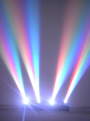 LED Four Heads Moving Head Beam Light RGBW DMX512 10W LED 4Heads Moving Head Beam Light For Nightclubs