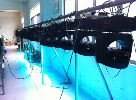 RGBW Moving Head LED Stage Lights , Cool White LED stage lights
