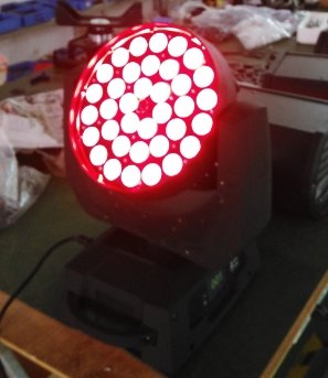 4 in 1 10W With Zoom LED Moving Head Wash Light 36Bulbs