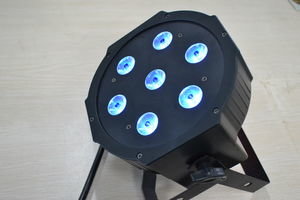 High Brightness 4 in 1 RGBW LED Par Lights 10W * 7 Bulbs For Stage Show LED stage light