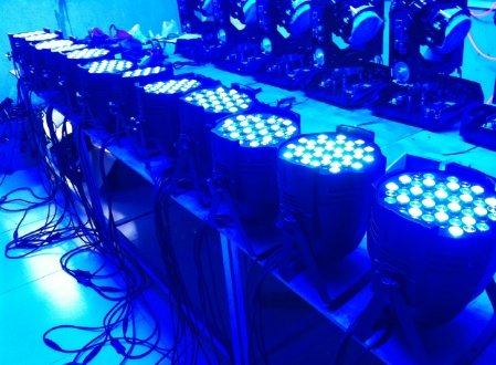 LED54X3W Cast Aluminum PAR Light LED Par Light