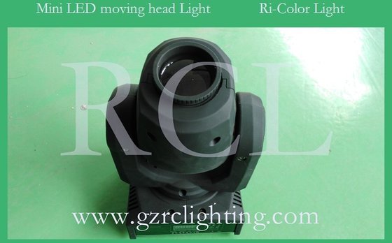 Bright Black Mini Moving Head Beam Spot Light Sound Control LED Cree Bulb 10W