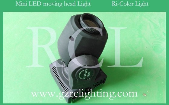 Bright Black Mini Moving Head Beam Spot Light Sound Control LED Cree Bulb 10W