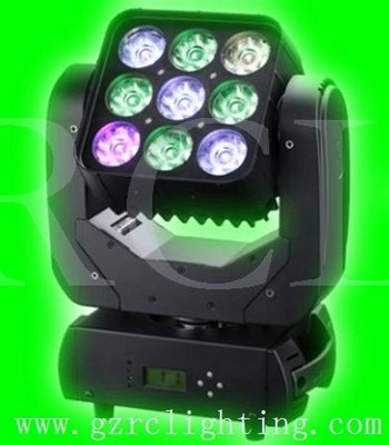 LED 9 x 10W For Theatre 4in1 RGBW Matrix Moving Head Wash Light Black Case LED Beam Moving Head