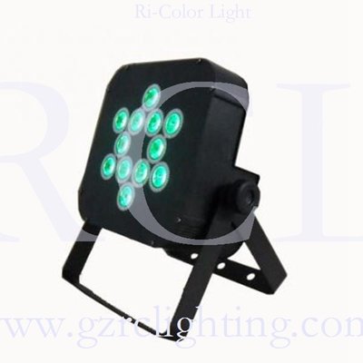 12pcs 10W RGB 3in1 LED Slim square Par Light for Wedding / Event Stage Lighting