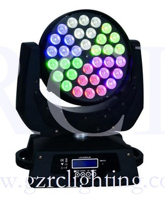 LED 36*18W RGBWA+UV 6-in-1 led moving head wash for DISCO KTV zoom light