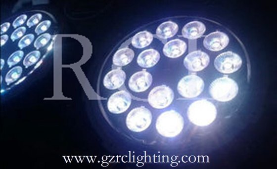 RGBWA+UV LED Par Light  Waterproof Digital Display LED 18Bulbs x 18W Balck Cast 6 In 1 RGBWA+UV