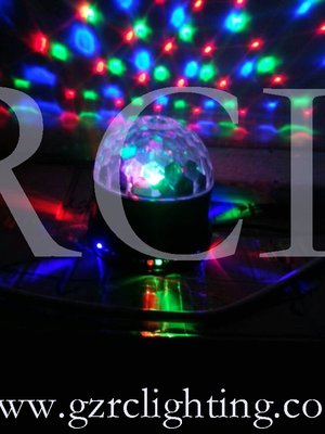 Stage Lighting/The New Mini LED Colorful Rotating Sunshine Small Crystal Magic Ball Light
