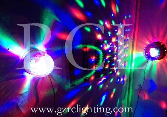 Stage Lighting/The New Mini LED Colorful Rotating Sunshine Small Crystal Magic Ball Light
