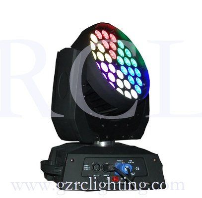 36 LED RGBWA+UV 6-in-1 led moving head wash for DISCO KTV zoom light