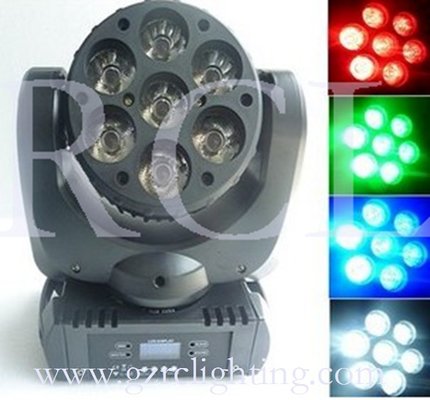 7*12W LED Moving Head Light Cree LED Beam Lights For KTV DISCO Stage Lighting